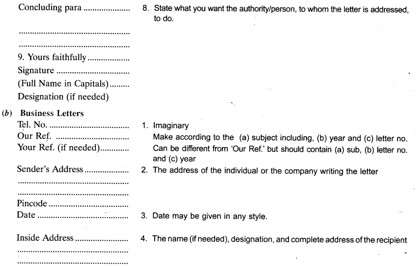 Letter Writing Class 11 Format Examples Samples Topics Letter Writing Class 11 Format Examples Samples Topics