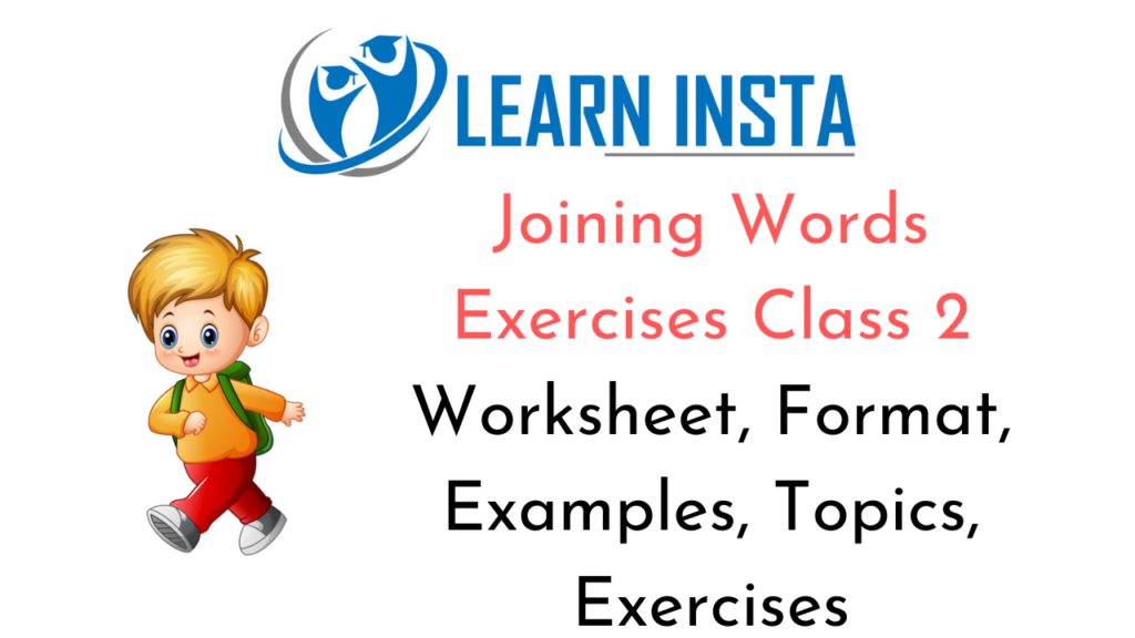Joining Words Worksheet Exercises For Class 2 Examples With Answers Joining Words Worksheet Exercises For Class 2 Examples With Answers