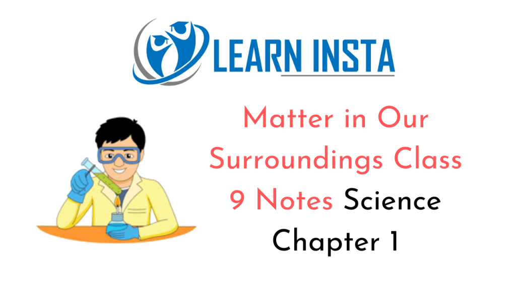 Matter in Our Surroundings Class 9 Notes Science Chapter 1 – MCQ Questions