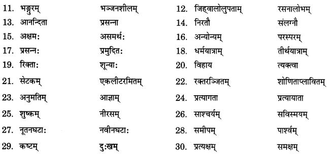 Ncert Solutions Class 9 Sanskrit Shemushi Chapter 3